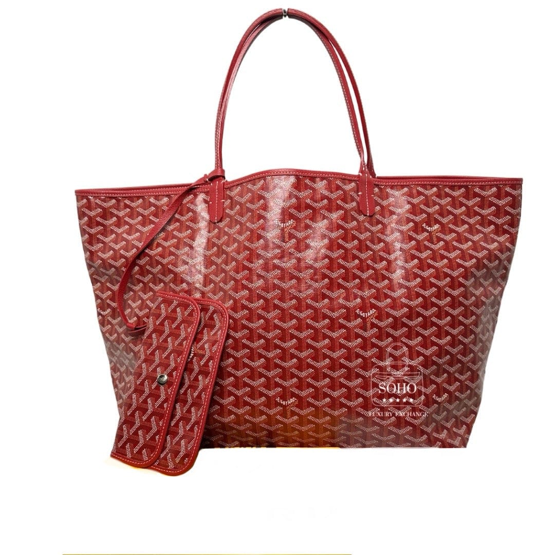 Goyard Red Goyardine Saint Louis GM Tote – SoHo Luxury Exchange